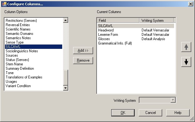 CAWL in FLEx | LingTranSoft Wiki